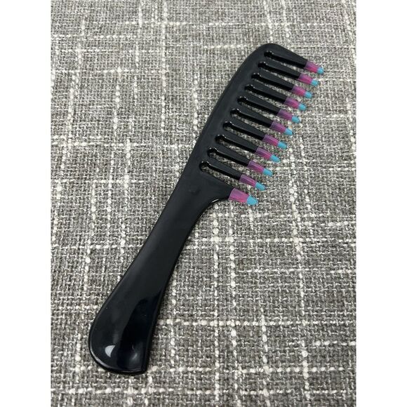 Accessories | Vintage 9s Detangler Hair Comb Styling Nos Black Twice ...